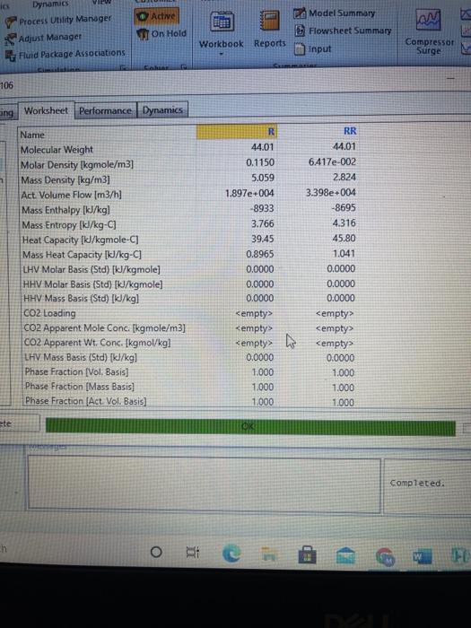 Solved Flowsheet Tools Stream Label onomics Capital Cost | Chegg.com
