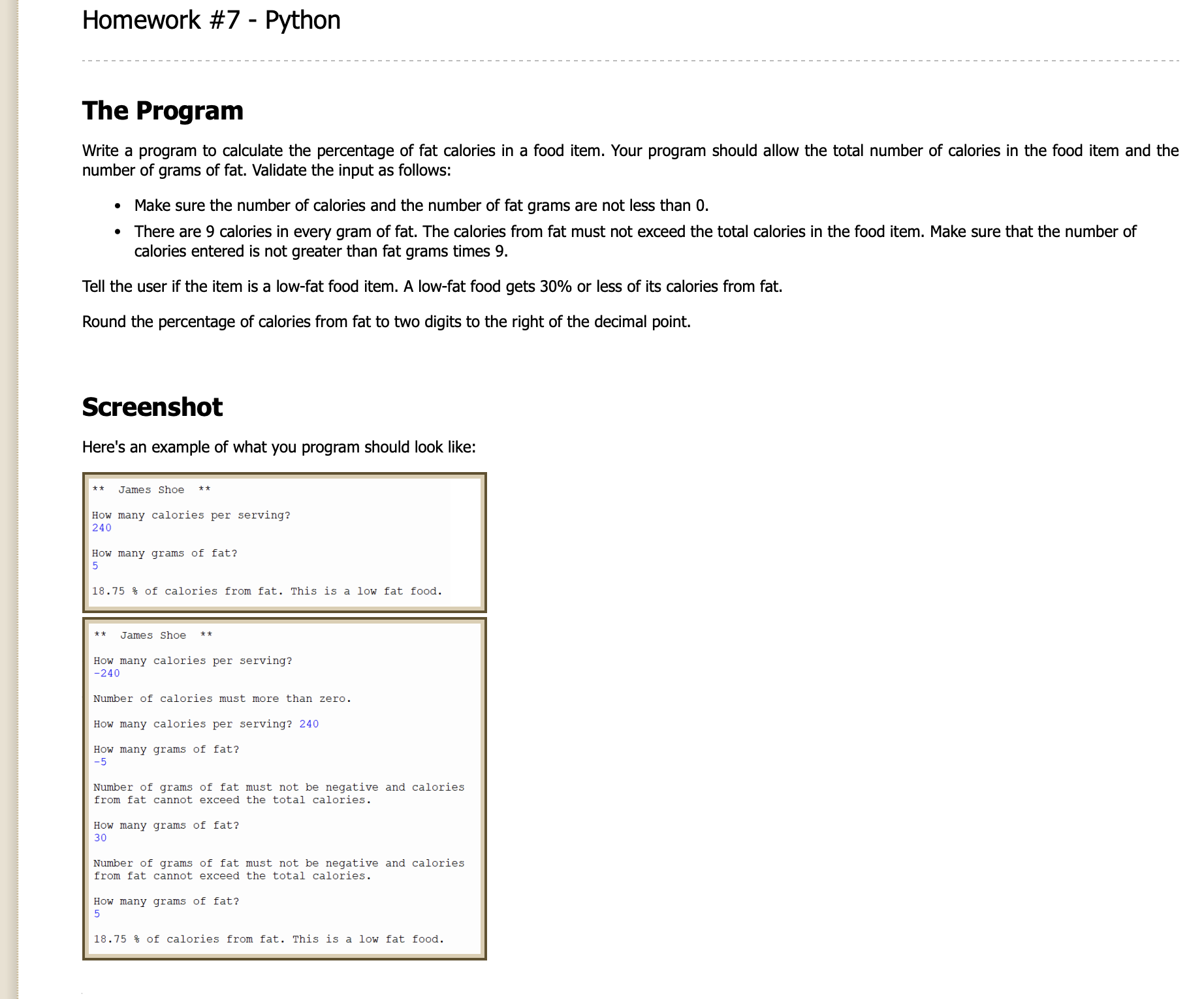 Solved by an EXPERT The ProgramWrite a program in pseudocode and python | Chegg.com