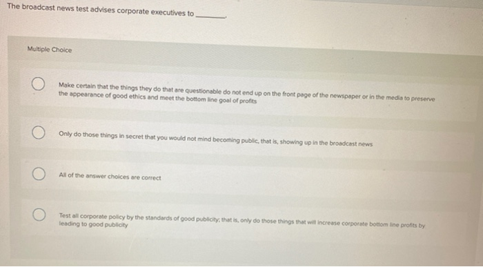 Solved The consequences-based approach to ethics is most | Chegg.com