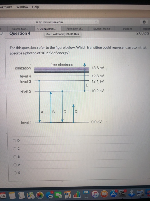 Solved okmarks Window Help tic.instructure.com Student Home | Chegg.com