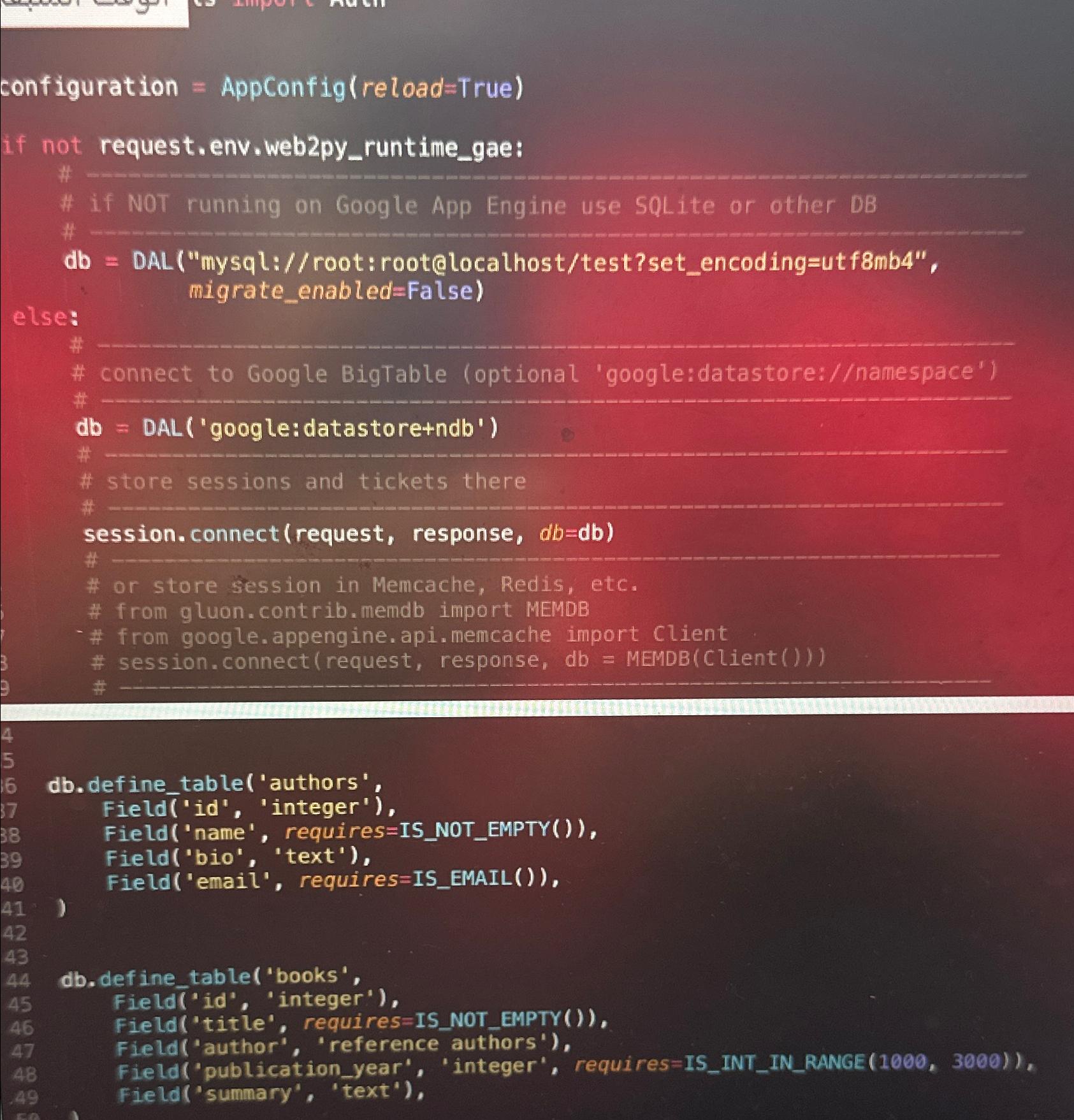 Solved configuration = ﻿AppConfig(reload=True)if not | Chegg.com