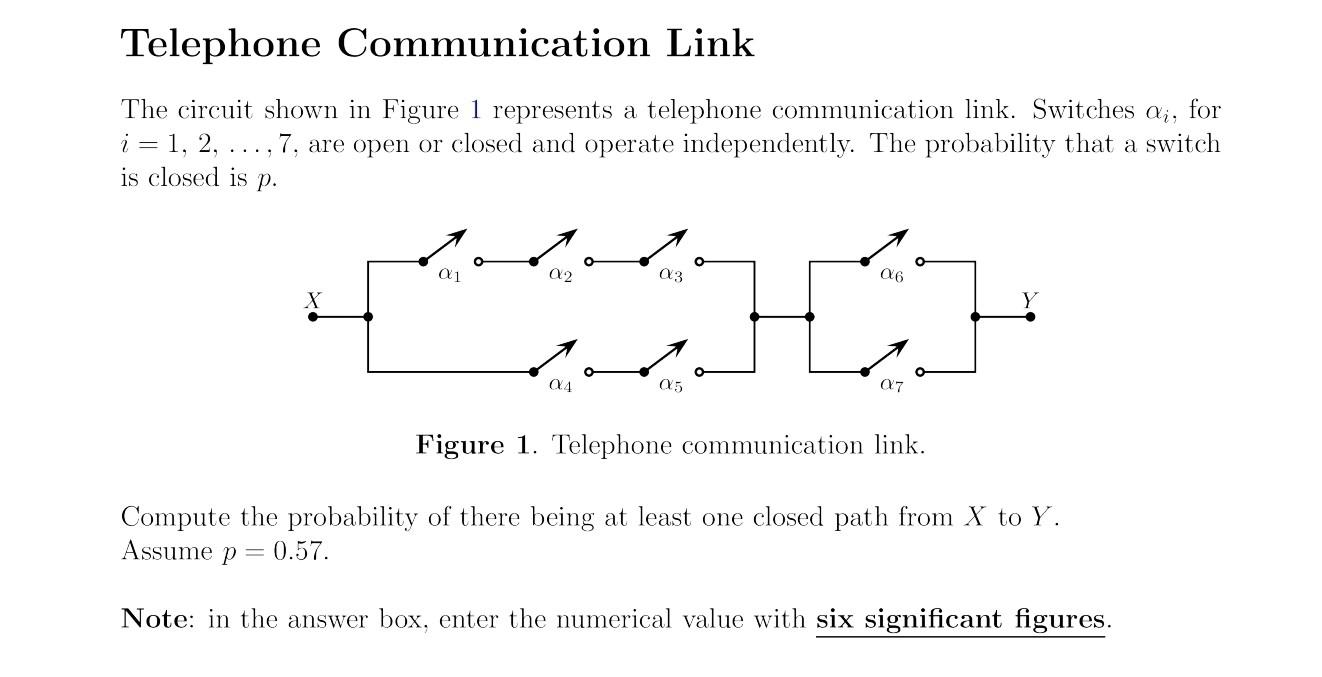 Solved Telephone Communication Link The circuit shown in | Chegg.com