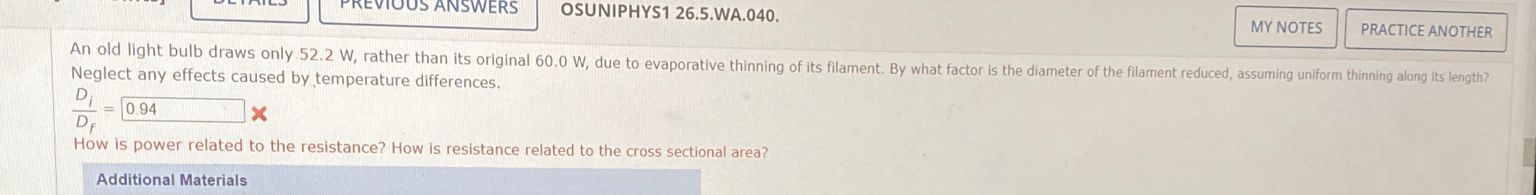 Solved OSUNIPHYS1 26.5.WA. 040. ﻿Neglect any effects caused | Chegg.com