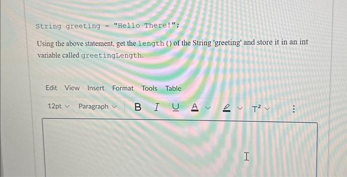 Solved Using the above statement, get the length () of the | Chegg.com