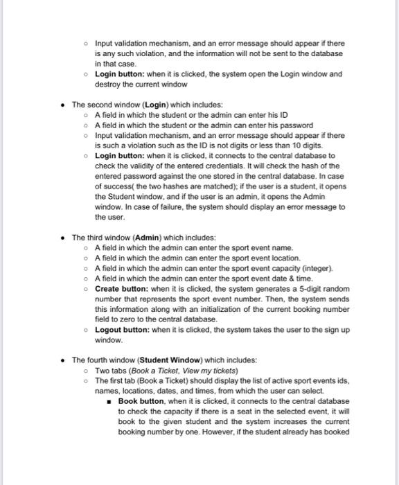 Solved PROJECT OBJECTIVES: - Applying the concepts you have | Chegg.com