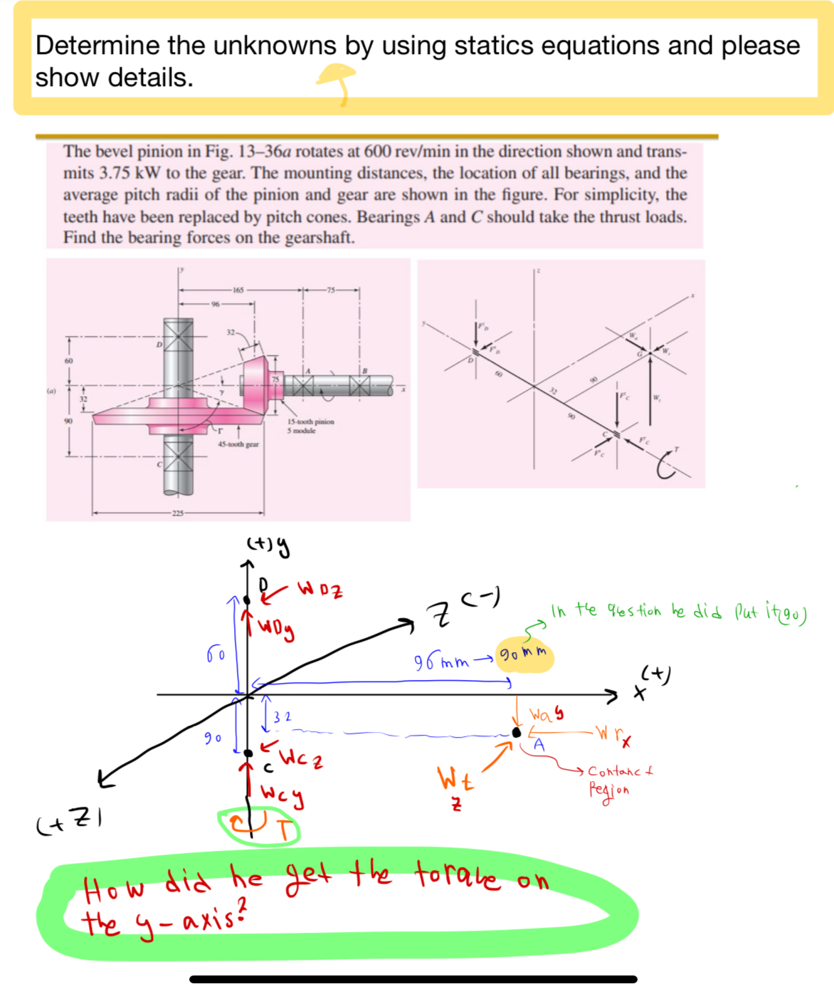Solved Determine The Unknowns By Using Statics Equations And
