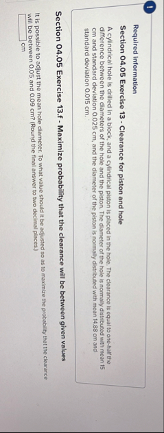 Solved Required informationSection 04.05 ﻿Exercise 13 - | Chegg.com