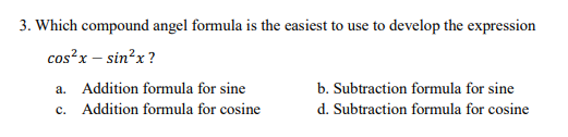 Solved Which compound angel formula is the easiest to use to | Chegg.com