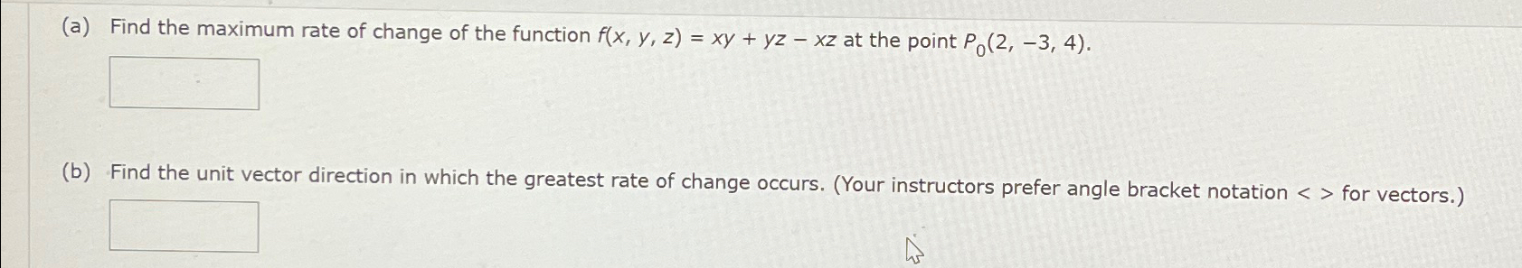 Solved (a) ﻿Find the maximum rate of change of the function | Chegg.com