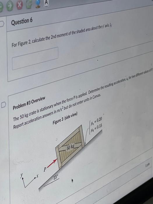 Question 6 For Figure 2, calculate the 2nd moment of | Chegg.com