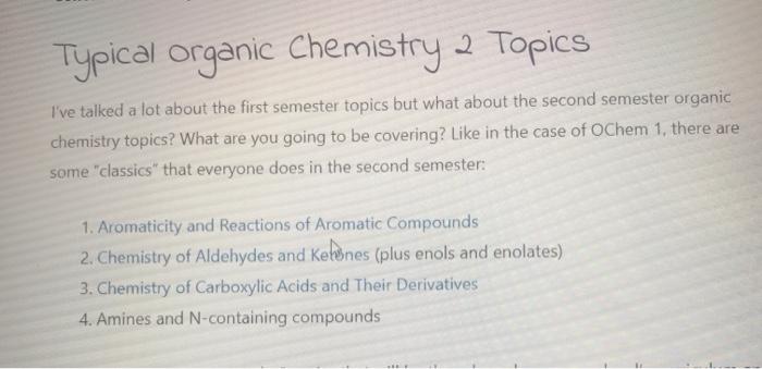 Solved Create a 1 page study guide that Organic chemestry 1 | Chegg.com