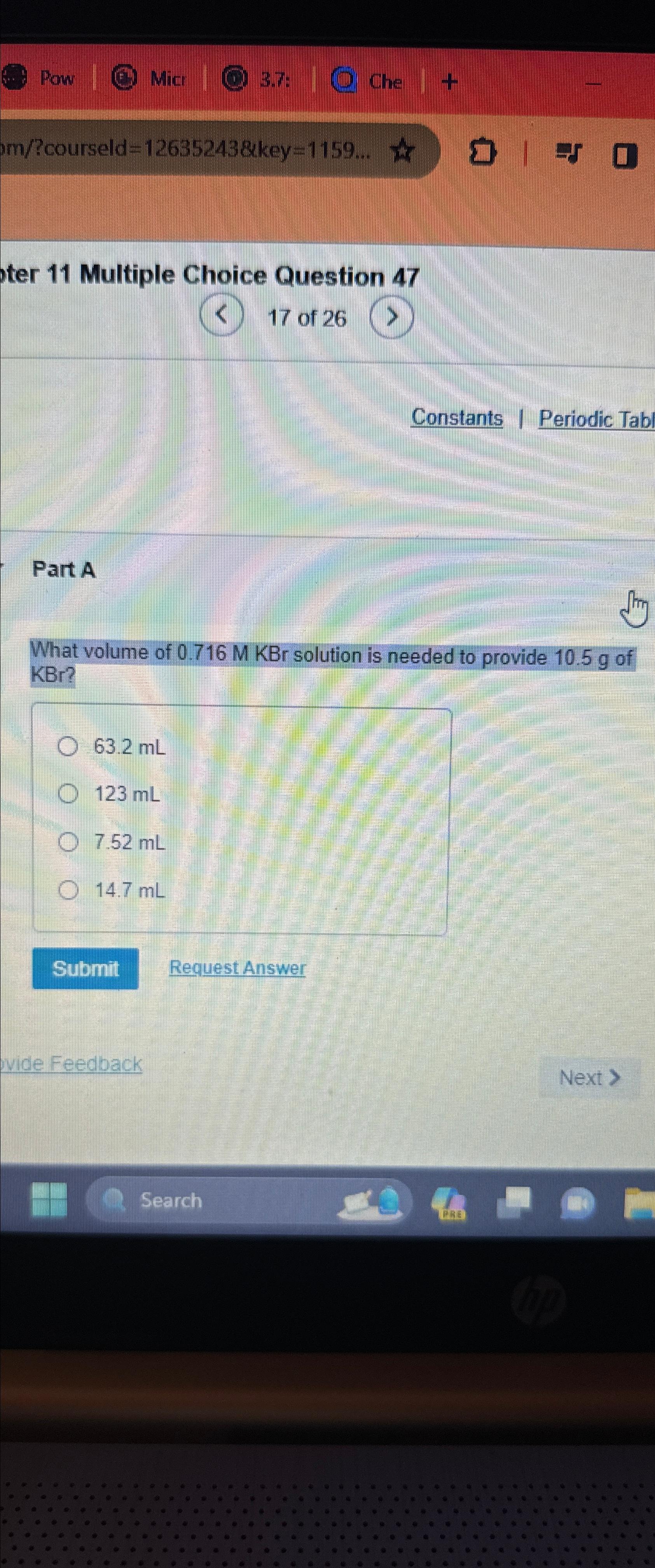 Solved PowWrit3.78Ohem? ? ﻿courseld | Chegg.com