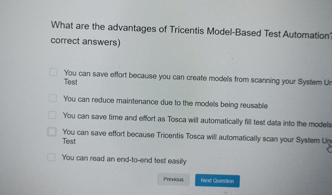 Solved What are the advantages of Tricentis Model-Based Test | Chegg.com