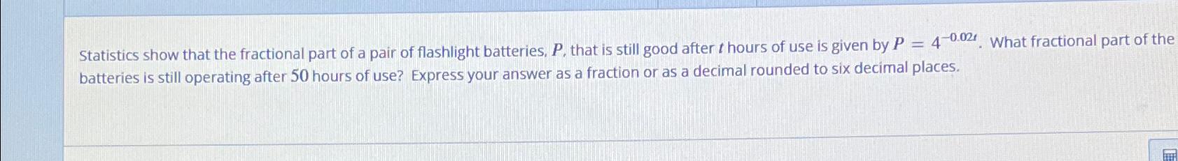 Solved Statistics show that the fractional part of a pair of | Chegg.com