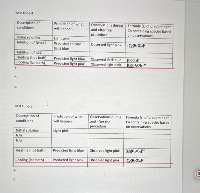 Solved 3. Below each table for Part B, type 1-2 sentences | Chegg.com