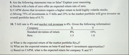 Solved Are the following statements true or false? Explain | Chegg.com