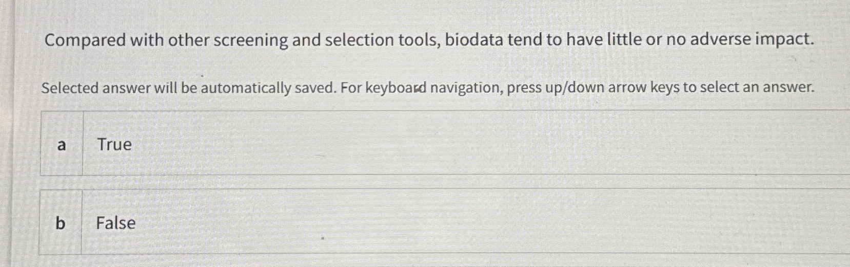Solved Compared with other screening and selection tools, | Chegg.com