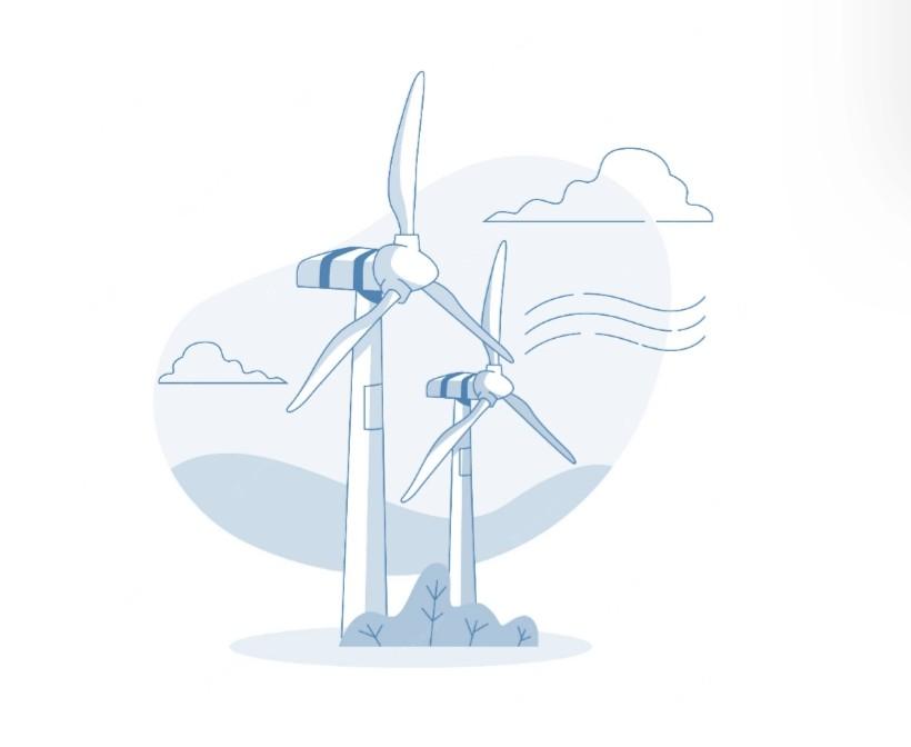 Below is a horizontal axis wind turbine. It is | Chegg.com