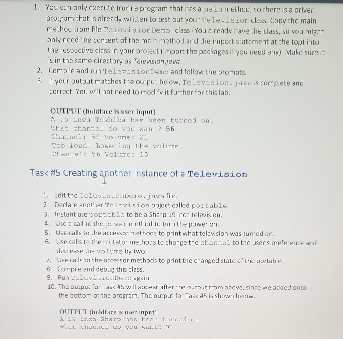 Objectives - Be able to declare a new class - Be able | Chegg.com