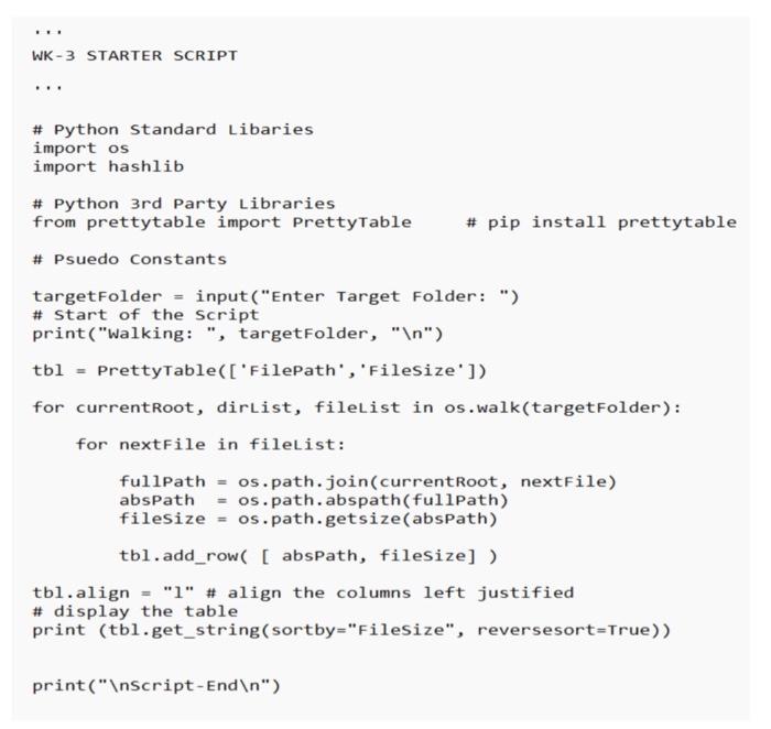 Solved so i have this security script that i need to | Chegg.com