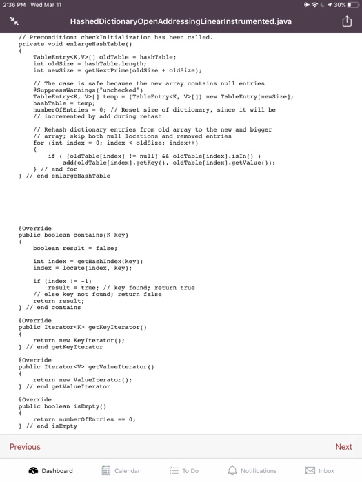 import java.util.*; import java.io.*; /** * A | Chegg.com