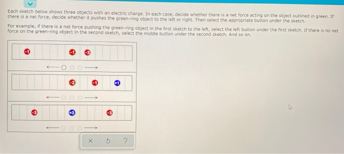 Solved Each sketch below shows three objects with an | Chegg.com