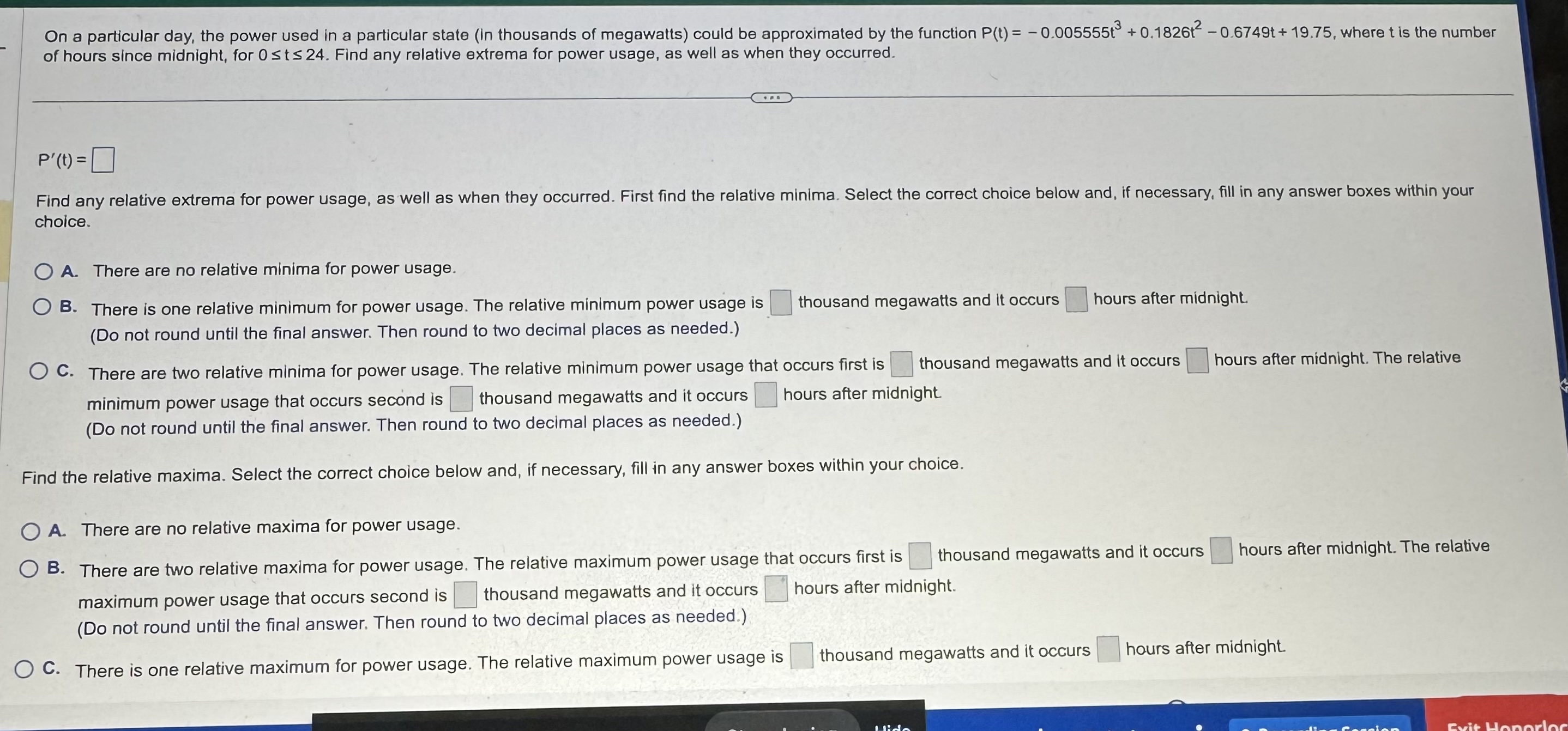 Solved On a particular day, the power used in a particular | Chegg.com