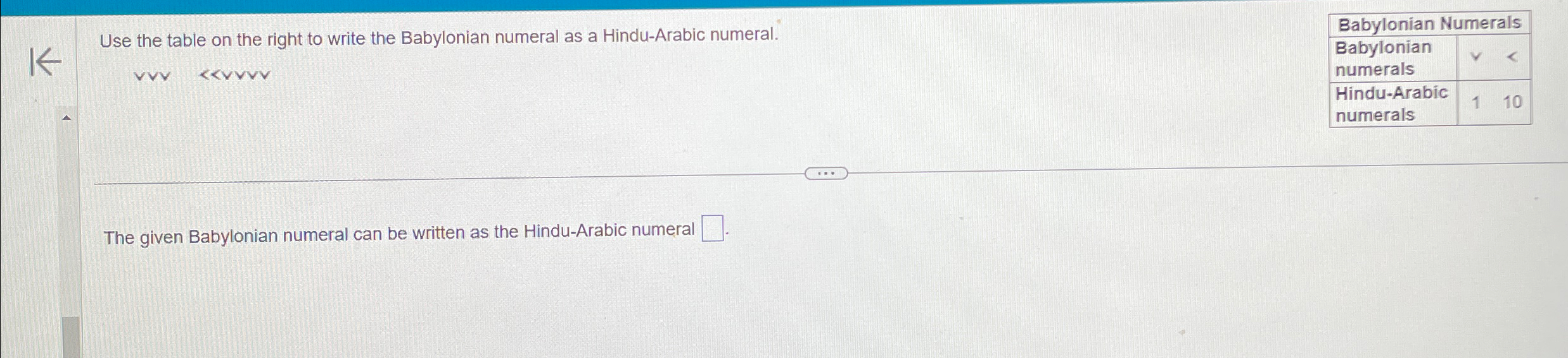 Solved Use the table on the right to write the Babylonian | Chegg.com
