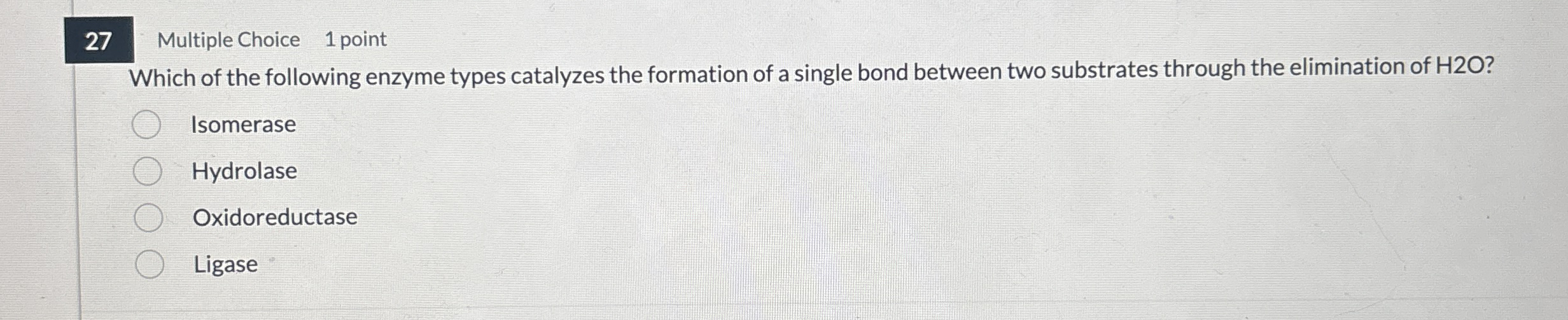 Solved 27Multiple Choice 1 ﻿pointWhich of the following | Chegg.com