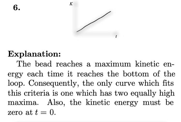 Solved A bead slides without friction around a loop the | Chegg.com