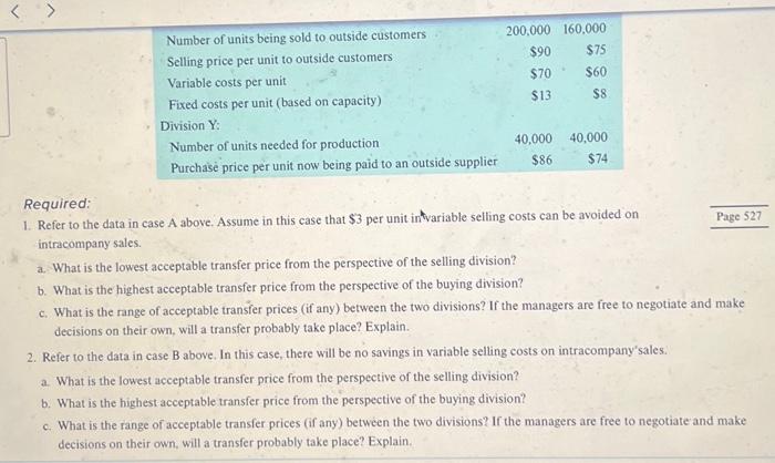 Solved EXERCISE 11-13 Transfer Pricing Situations LO11-3 In | Chegg.com
