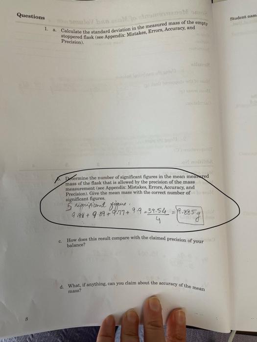 Solved 3. With due regard for significant figures, determine | Chegg.com