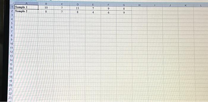 Solved Consider the following data for two independent | Chegg.com