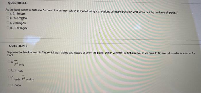 Solved There is a book resting on a table. Slowly, you start | Chegg.com