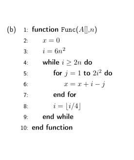 Solved Give the asymptotic running time of each of the | Chegg.com