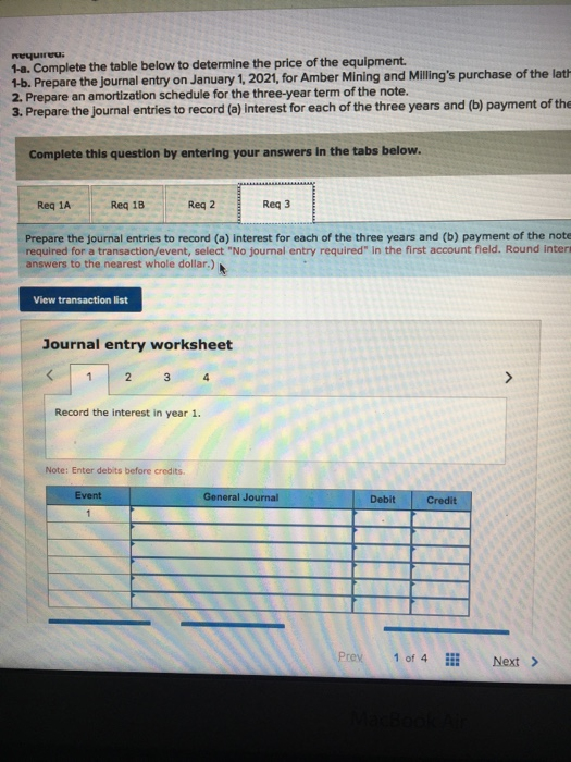 Solved Exercise 14-17 (Algo) Note with unrealistic interest | Chegg.com