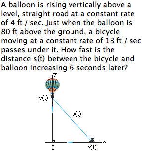 Solved A balloon is rising vertically above a level, | Chegg.com