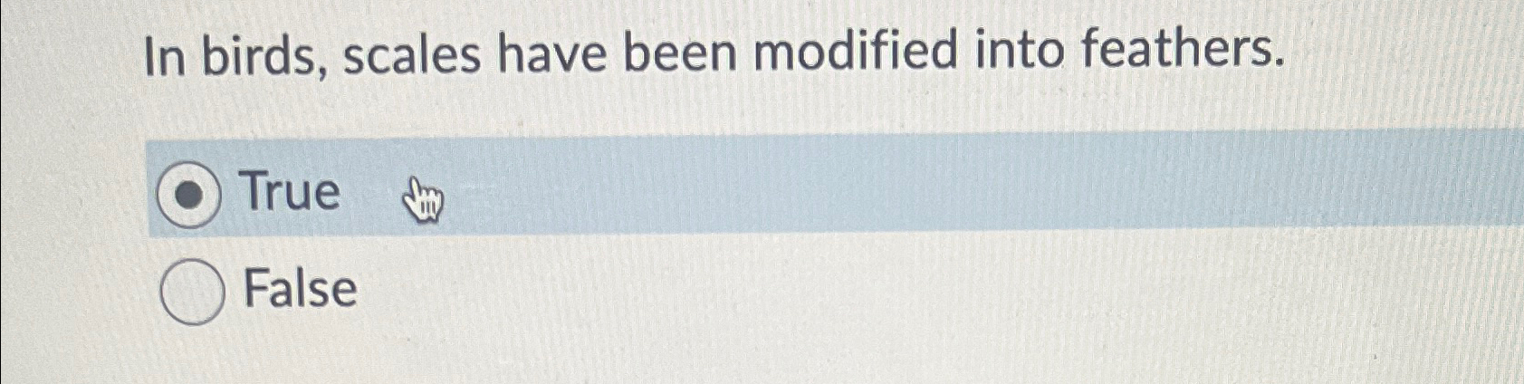 Solved In birds, scales have been modified into | Chegg.com