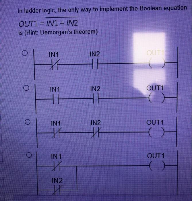 Solved QUESTION 2 This ladder program is an edge triggered D | Chegg.com