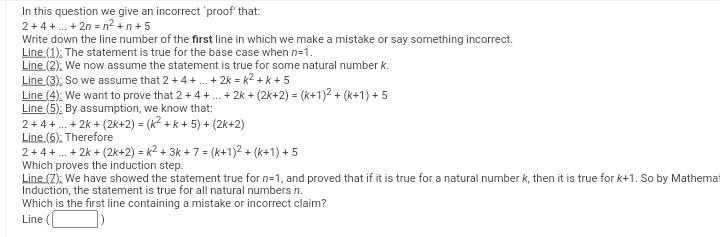 Solved In this question we give an incorrect 'proof' that: | Chegg.com