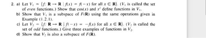 Solved 5. Let W be a subspace of a vector space V. let y∈V, | Chegg.com Solved 5. Let W be a subspace of a vector space V. let y∈V, | Chegg.com