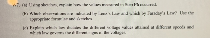 Solved W7. (a) Using sketches, explain how the values | Chegg.com