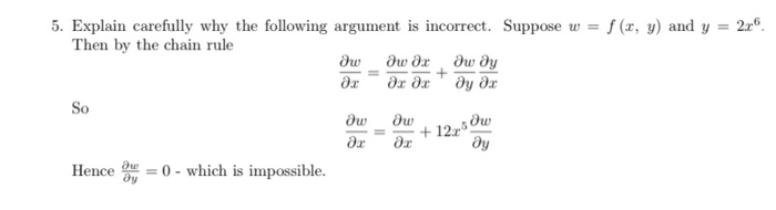 Solved 5. Explain carefully why the following argument is | Chegg.com