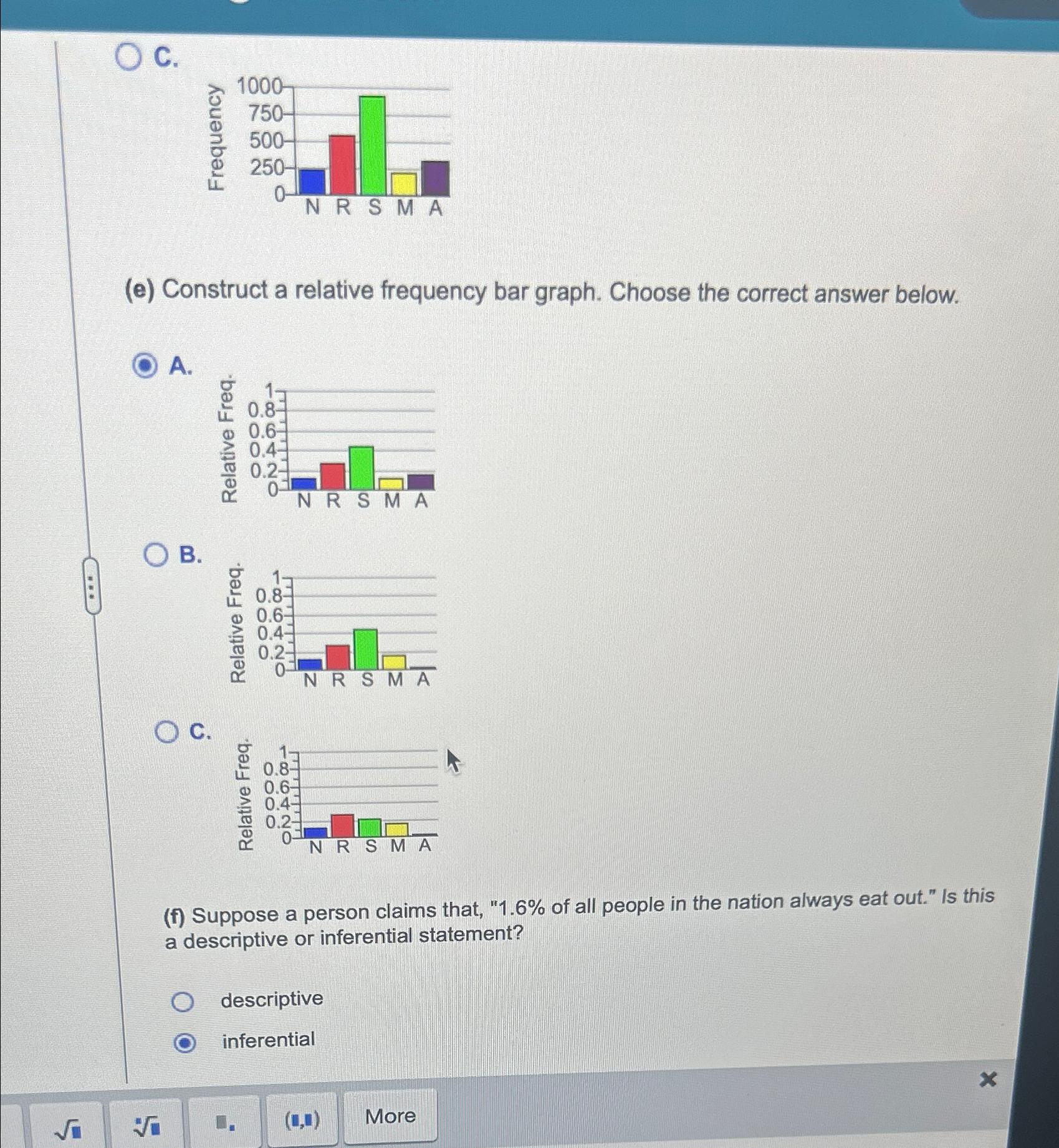 KA national survey asked people, "How often do you | Chegg.com