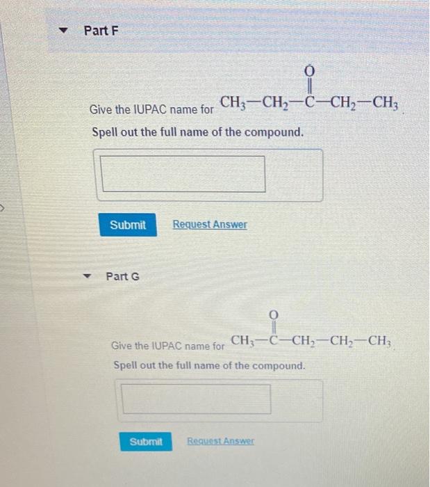 Solved Give the IUPAC name for CH3-CH2-CH2-CH2-C-H Spell out | Chegg.com