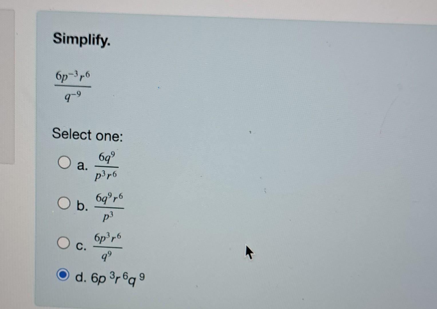 Solved Topic 2: Basic Algebraic Operations Apply the | Chegg.com