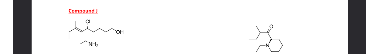 Solved Compound J Using the constraints that you are given, | Chegg.com