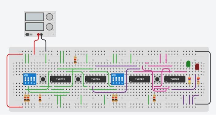 Solved How can I go from 2 inputs digital combination lock | Chegg.com