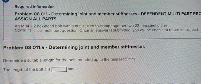Solved Required information Problem 08.011 - Determining | Chegg.com