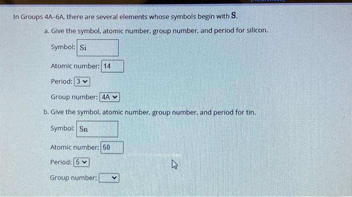 Solved In Groups 4A-6A, there are several elements whose | Chegg.com